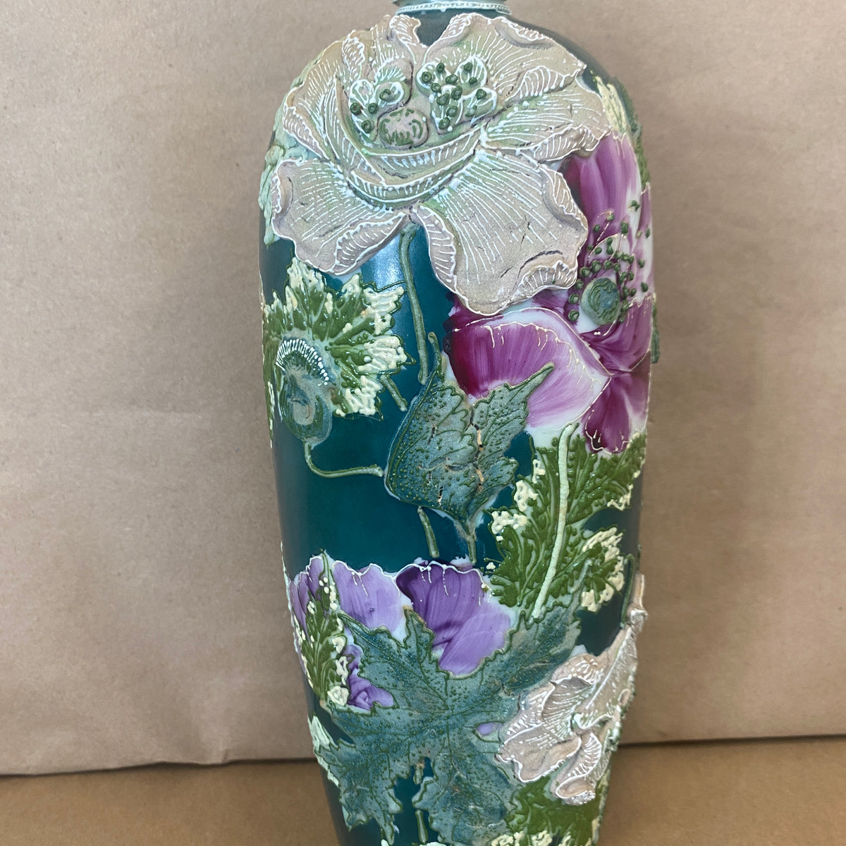 Antique Japanese Moriage Vase – Barnacle Betty's Antique and Art Emporium