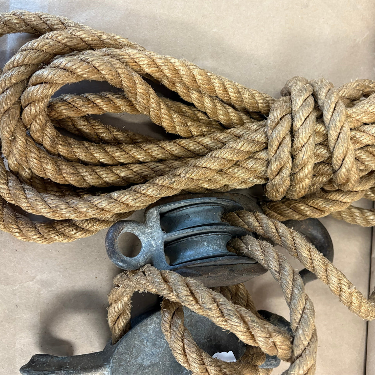Block, Tackle and Rope from the sea! – Barnacle Betty's Antique and Art ...