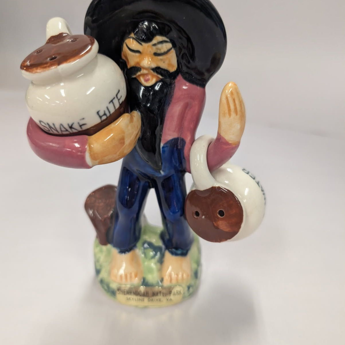 Salt & pepper shaker of an oriental man carrying jugs – Barnacle Betty ...